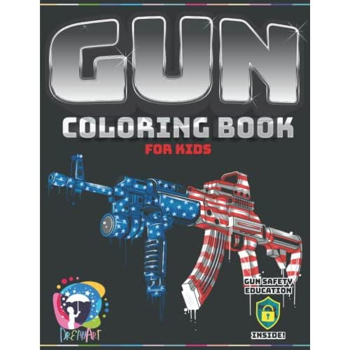 Gun Coloring Book For Kids: With Gun Safety Education | Firearms, WW2 ...