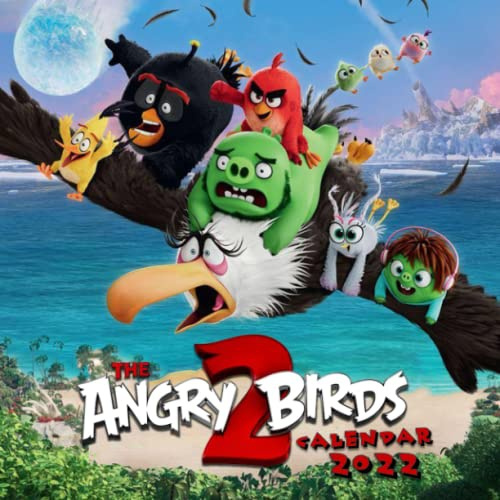 Angry Birds 2022 Calendar: Cartoon 2022 OFFICIAL calendar -Angry Birds ...