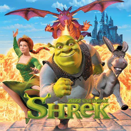 Shrek 2022 Calendar: Cartoon 2022 OFFICIAL calendar -Shrek Weekly ...