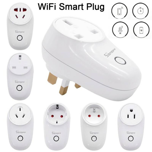 Sonoff WiFi Smart Plug S26 Wireless Smart Socket Outlet Timer Switch No ...
