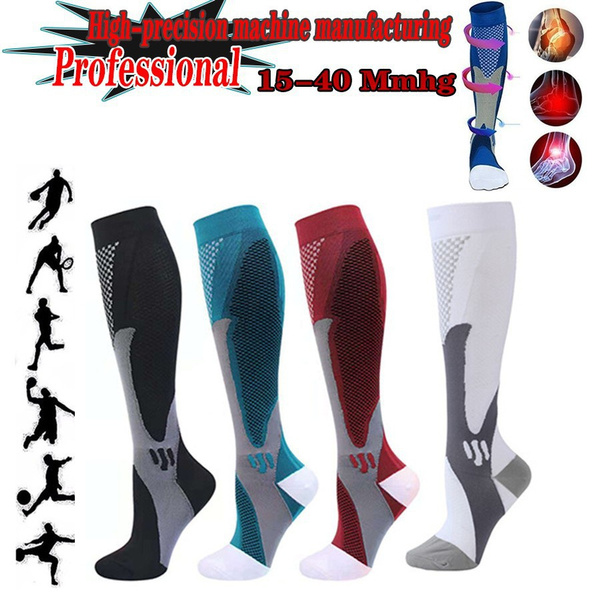 1 Pairs Pure Color Movement Compression Socks for Men Women Running ...