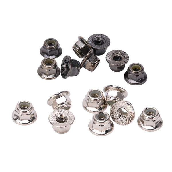 M4 Lock Nut, High Strength Sturdy Steel Excellent Wheel Lock Flange ...