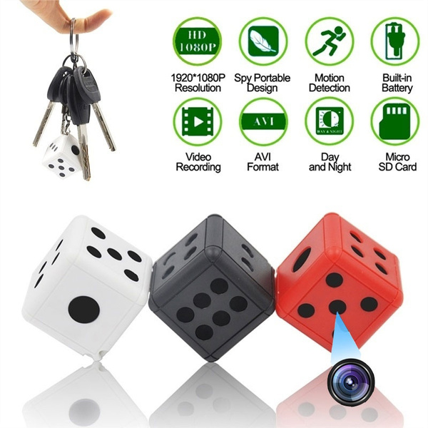 SQ16 1080P Dice Action Camera SPYCam Wide Angle Motion Sensor Camcorder ...