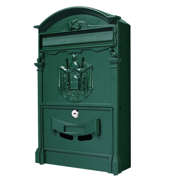 Wall-Mount Mailboxes Lockable Outdoor Vertical Mailbox Rust-Proof ...