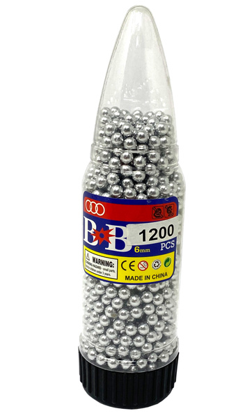 Softair Munition 1200x Airsoft Balls silber Kugeln 6mm 0,12g | Wish