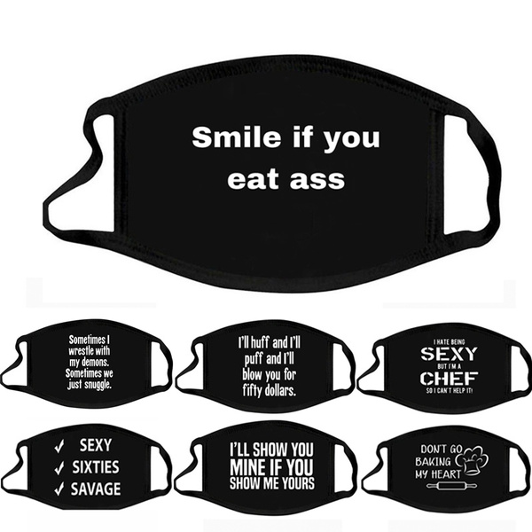 1pc Face Mask Black Cotton Artist Mouth Masks Windproof Reusable Health ...