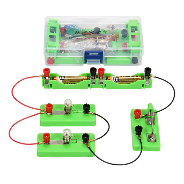 Physics Science Lab Learning Circuit kit,Electricity Experiment Set ... Physics Science Lab Learning Circuit kit,Electricity Experiment Set ...