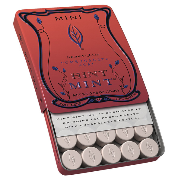 24-pack of Hint Mint Sugar Free Sorbitol Mints (Pomegranate Acai) | Wish