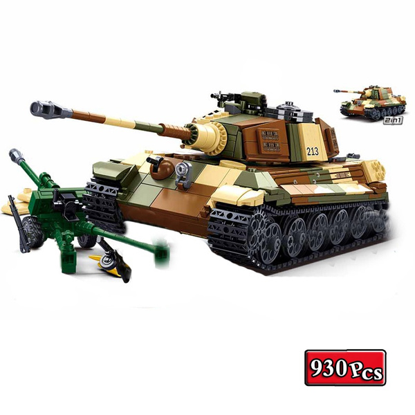 2 in 1 Military Series World War II Germany The King Tiger Heavy Tank ...