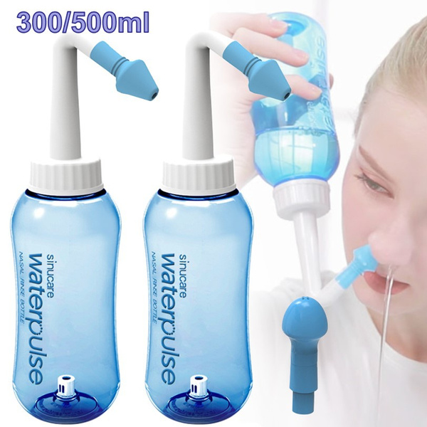 Nose Wash Cleaner Nose Cleaning Nasal Irrigation Bottle Automatic Valve ...