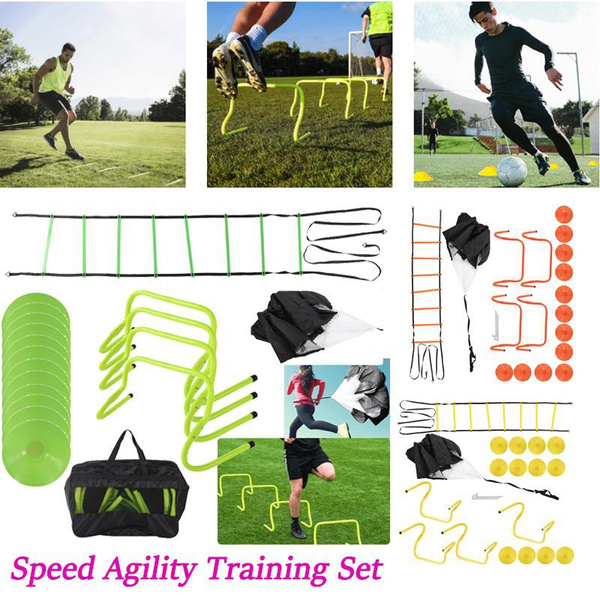 Sports Speed AgilityTraining Set AgilityLadder Hurdles Set Equipped ...