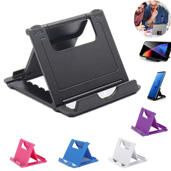 Creative portable universal folding plastic phone holder tablet ...
