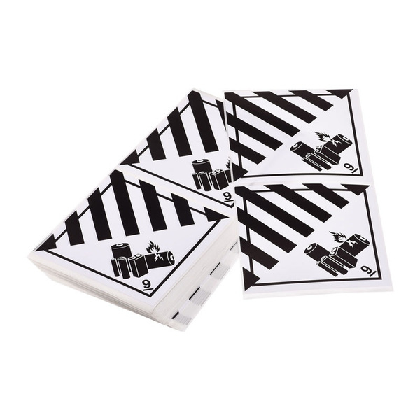 Square Hazard Class 9 UN3480 Batteries Labels 200pack | Wish