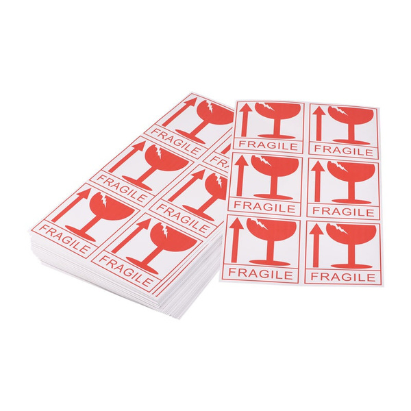Fragile with Broken Glass Safe Handling Stickers for Shipping 270 Pcs ...