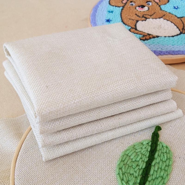 Needle Stamping Embroidery Plaid Cloth Tufting Cloth Backing Fabric for ...