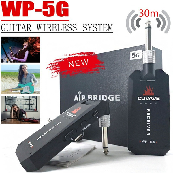 Upgraded 5.8Ghz Guitar Wireless System Rechargeable Digital Guitar ...