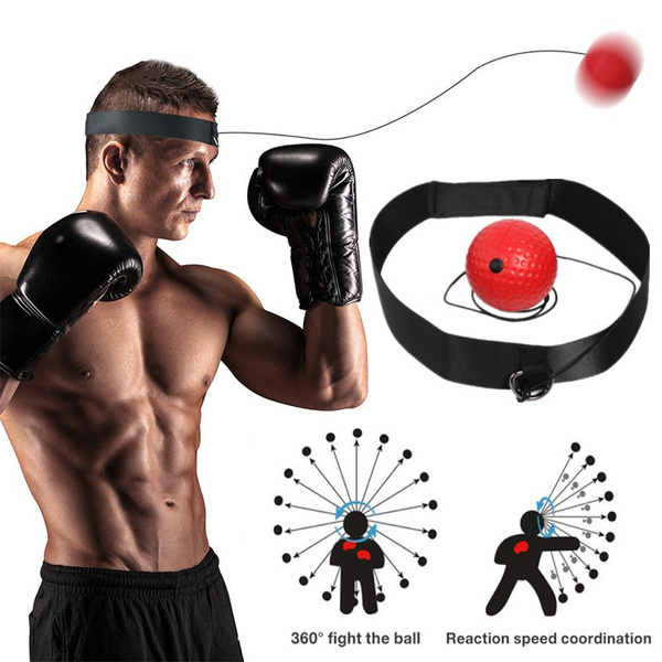Boxing Reflex Speed Training Ball Sanda Increase Reaction Hand Eye Gym ...