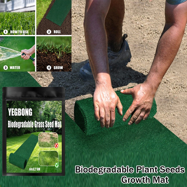 Biodegradable Plant Grass Seeds Growth Mat Home Garden Potato Plant ...