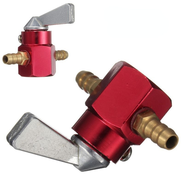 Universal inline 6mm In-Line Petrol / Fuel Tap Motorcycle On-OFF Fuel ...