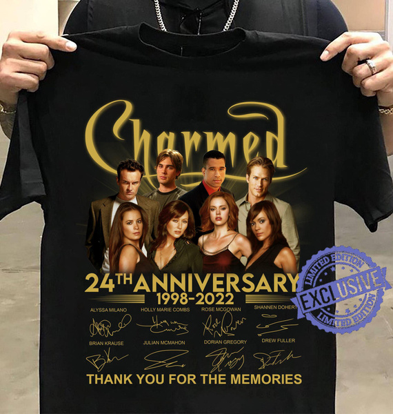 Charmed 24th anniversary 1998 2022 thank you for the memories shirt | Wish