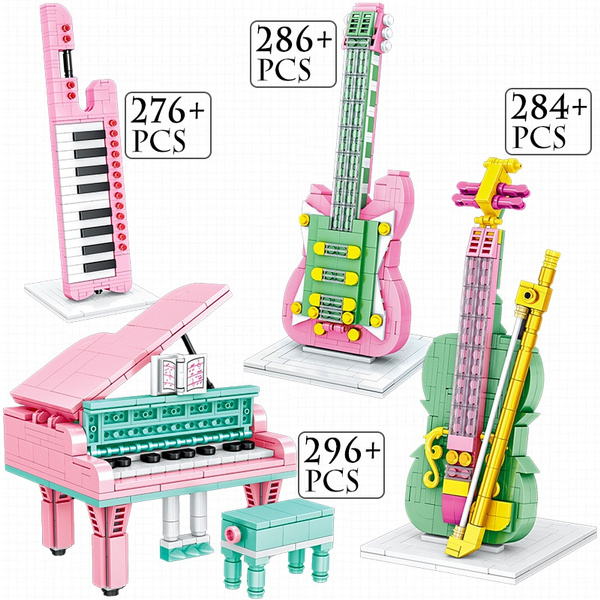 New Musical Instrument Building Blocks Toys Instruments Model Assembly ...
