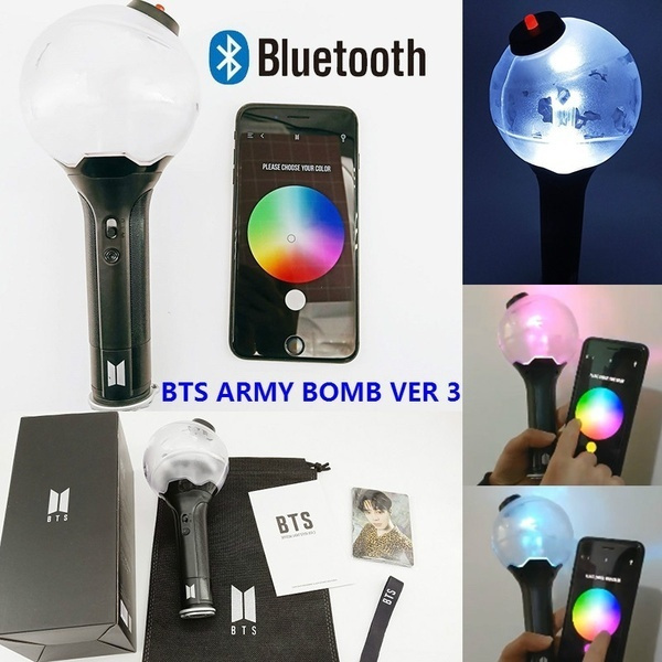 2022 New Connect To Bluetooth BTS Official Army Bomb Lightstick Ver 3 ...
