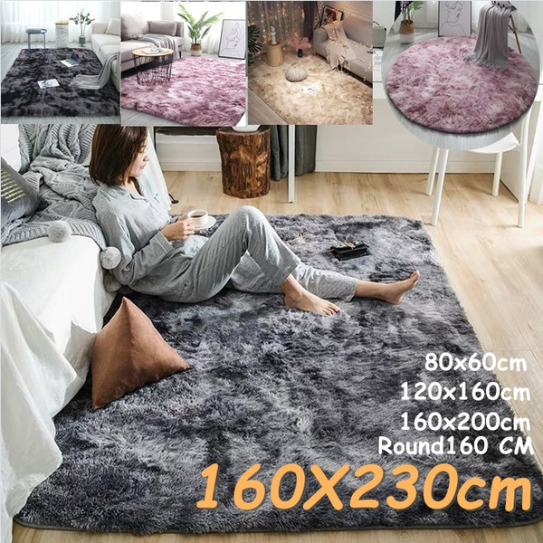 5 Sizes Super Soft Fluffy Bedroom Rugs - Indoor Shaggy Plush Area Rug ...