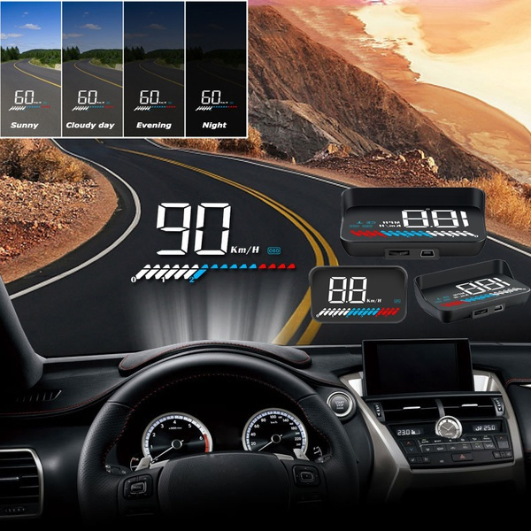 New Upgrade Portable Car Display Car Obd Dashboard Data Projector ...