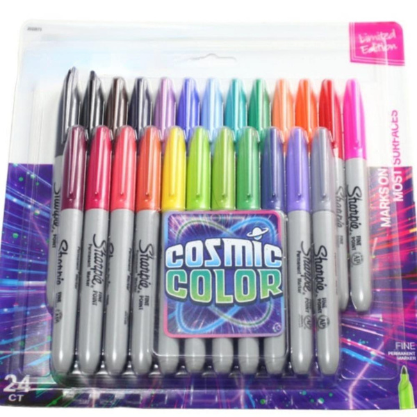 Sharpie Permanent 31993 Series 24 Color Set Oily Marker Pen Colour ...