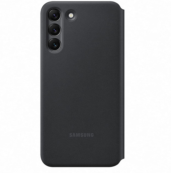 Official Samsung Galaxy S22+ LED View Cover Flip Case- Black | Wish