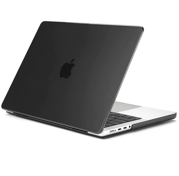 Rigid Hard Case Cover for Apple MacBook Pro 14" A2442 Laptop - Translucent Black | Wish