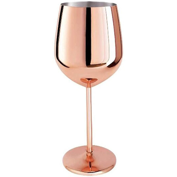 Stainless Steel Unbreakable Stemmed Wine Glasses, Steel Wine Goblets ...