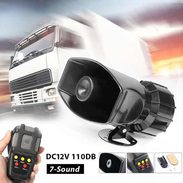 Car Horn Loud Multipurpose Speaker Police Siren Air Horn Megaphone ...