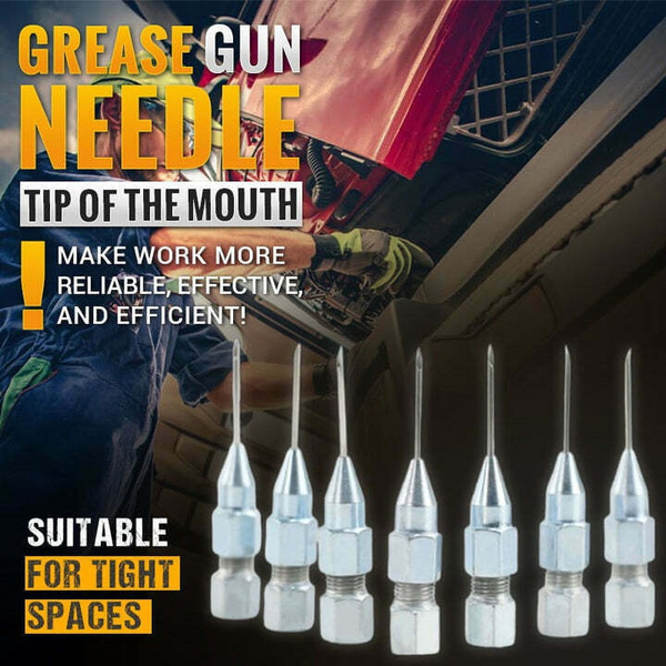 5pcs Grease Gun Needle Tip of The Mouth, Needle Nose Grease Dispenser ...