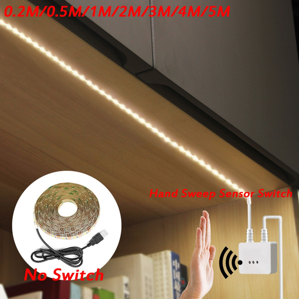 DC 5V Lamp USB Motion LED Backlight LED TV Kitchen LED Strip Hand Sweep ...