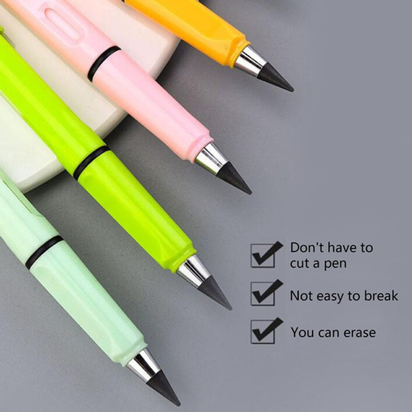 Replacable Inkless Pencil Portable Inkless Pencil Erasable Signing Pen ...