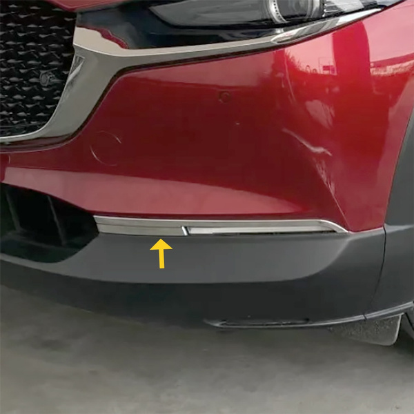 2PCS CHROME CAR FRONT FOG LIGHT LAMP TRIM COVERS FOR MAZDA CX30 CX-30 ...