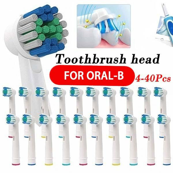 4-40pcs Replacement toothbrush brush force cleaning upgrade compatible ...