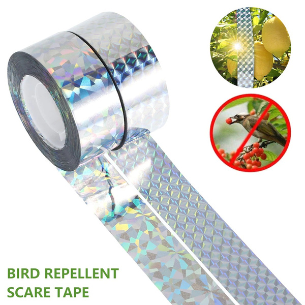 80M 50M Anti Bird Tape Flashing Reflective Bird Repellent Scare Tape ...