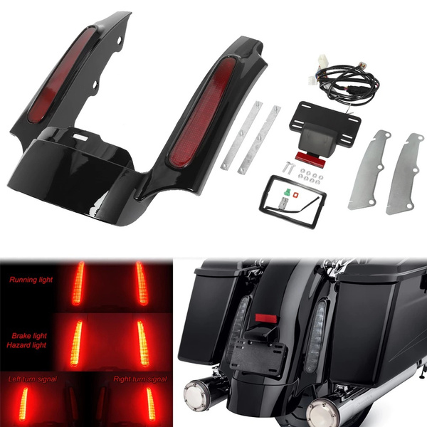 New Motorcycle Rear Fender Fascia Set LED Turn Signal Tail Light For ... New Motorcycle Rear Fender Fascia Set LED Turn Signal Tail Light For ...