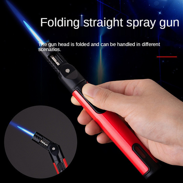 2022 New Elbow Foldable Airbrush Lighter Kitchen BBQ Metal Windproof ...