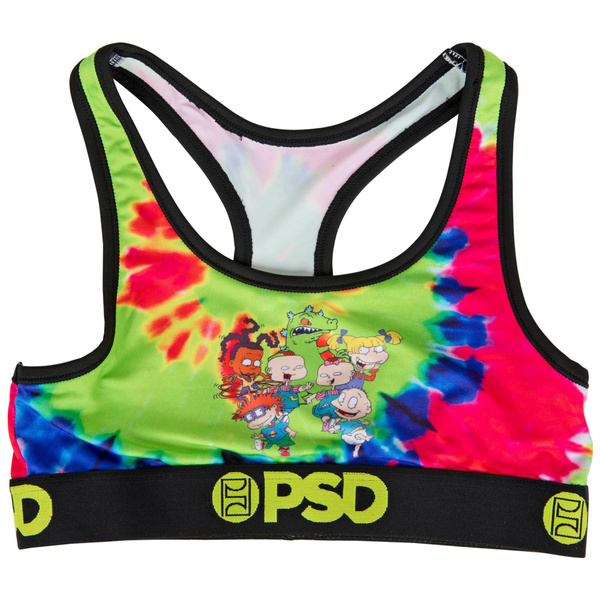 Rugrats The Whole Gang & Reptar Microfiber Blend PSD Sports Bra | Wish