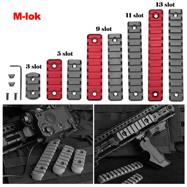 M-Lok Picatinny Rail Tactische 21Mm Rifle Scope Mount Aluminium Rails ...
