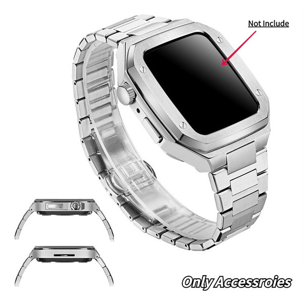 Fit for Apple Watch Series 4/5/6/7/SE Band 44mm 45mm with Case ...