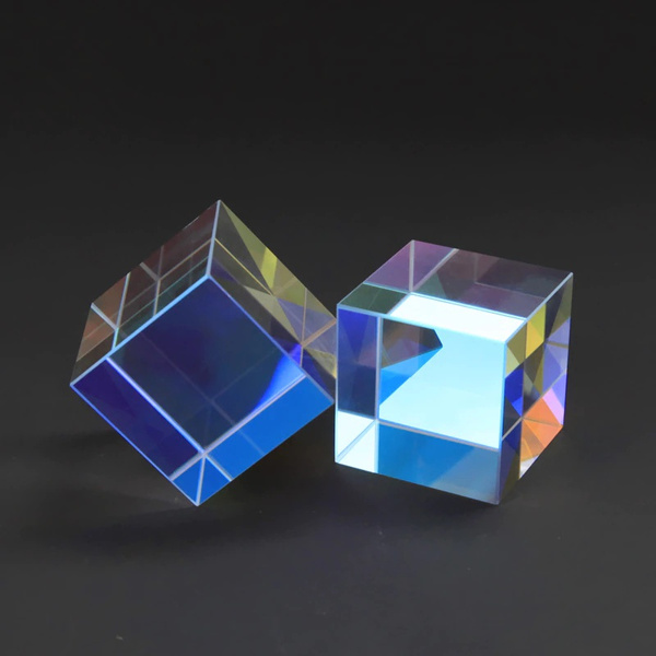 Prism Six-Sided Bright Light Combine Cube Prism Stained Glass Beam ...