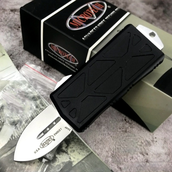 Portable Straight out Switchblade Automatic Spring Assisted Otf Knife ...