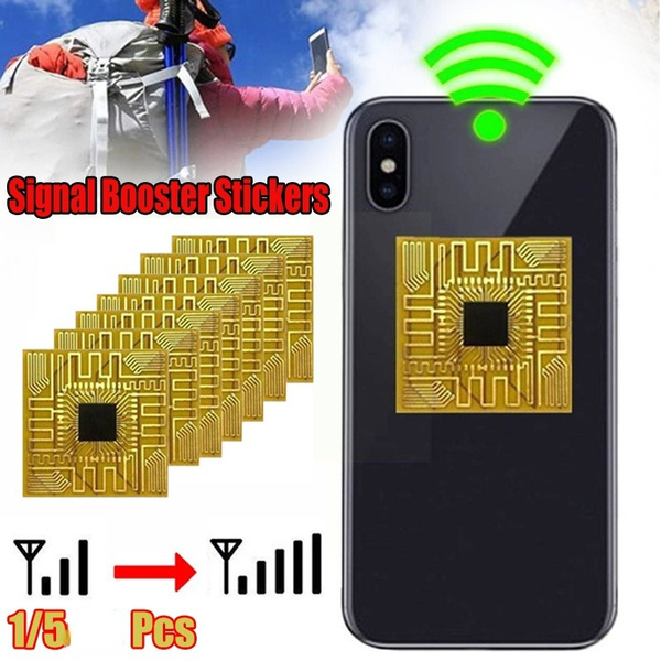 1/5Pcs Stickers-Signal Booster Mobile Phone Signal Enhancement Stickers ...