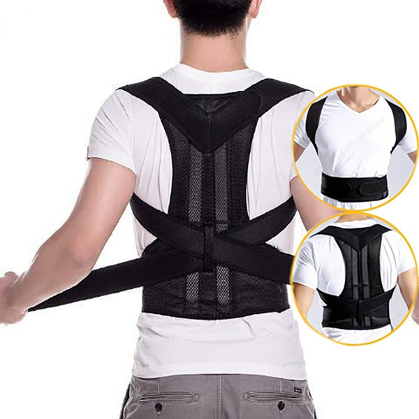 Adjustable Posture Corrector Back Support Shoulder Back Brace Posture ...