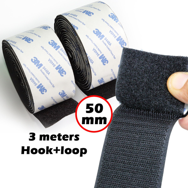 50mm in Width 3M Adhesive Tape Heavy Duty Self Adhesive Velcro Tape ...