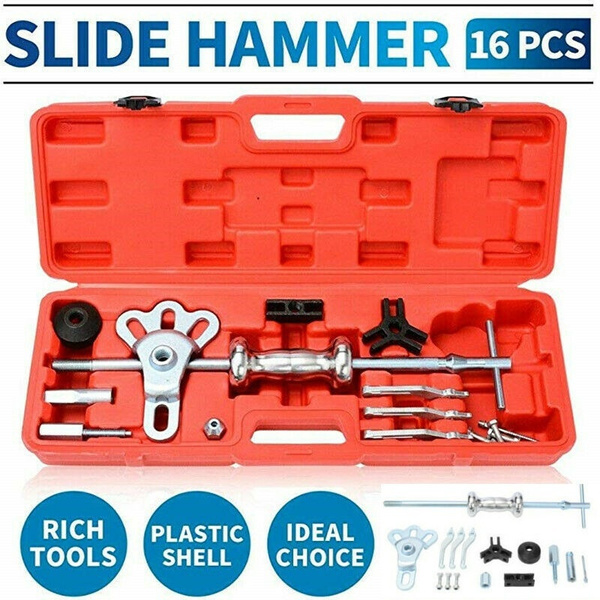 Slide Hammer Puller Set,9 Way Internal/External Universal Slide Hammer ...
